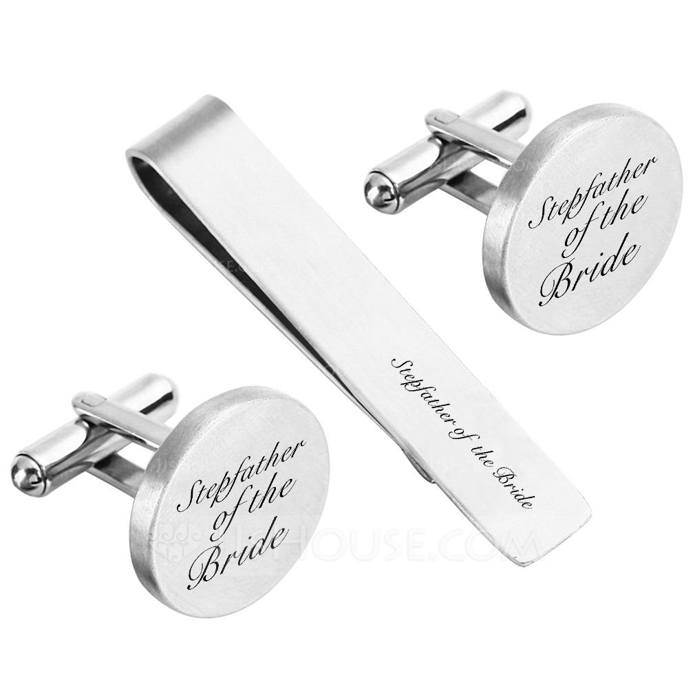 Classic Alloy Cufflinks Tie Clip (200156632) - Men's Accessories - JJsHouse